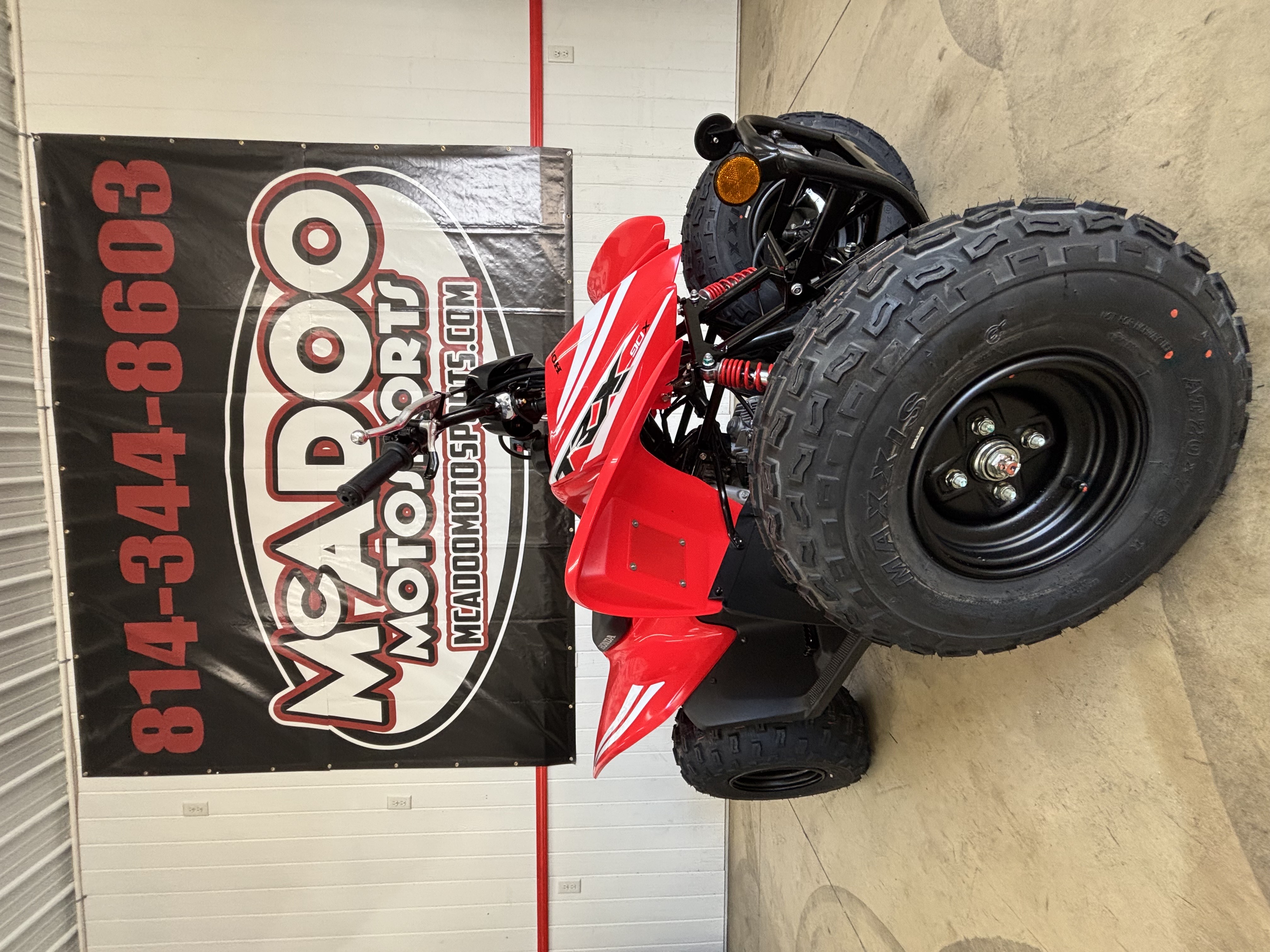 2025-Honda-TRX90X-Red-101383 | Carrolltown, PA | Powersports Equipment